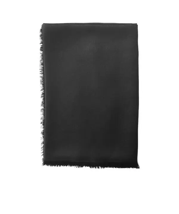 Gucci Gg Monogram Scarf - Black