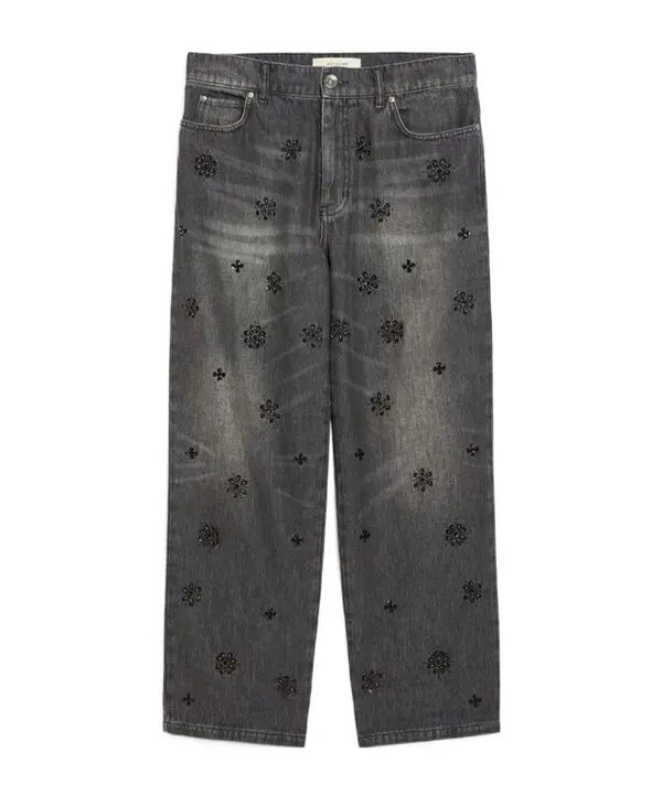 Max Mara Sequinned Denim Jeans