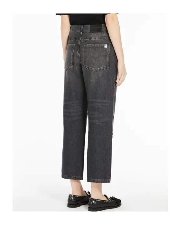 Max Mara Sequinned Denim Jeans