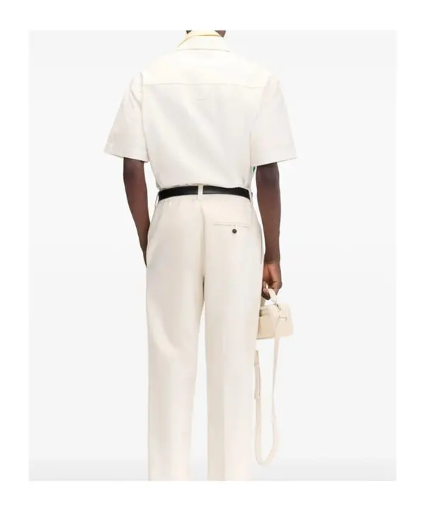Jacquemus Palm Tree Printed Short Sleeved Shirt