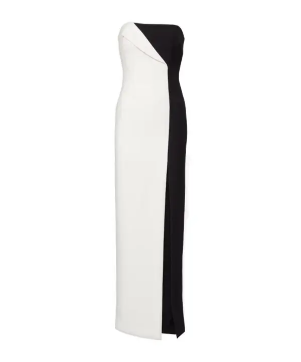 Roland Mouret Strapless Crêpe Gown