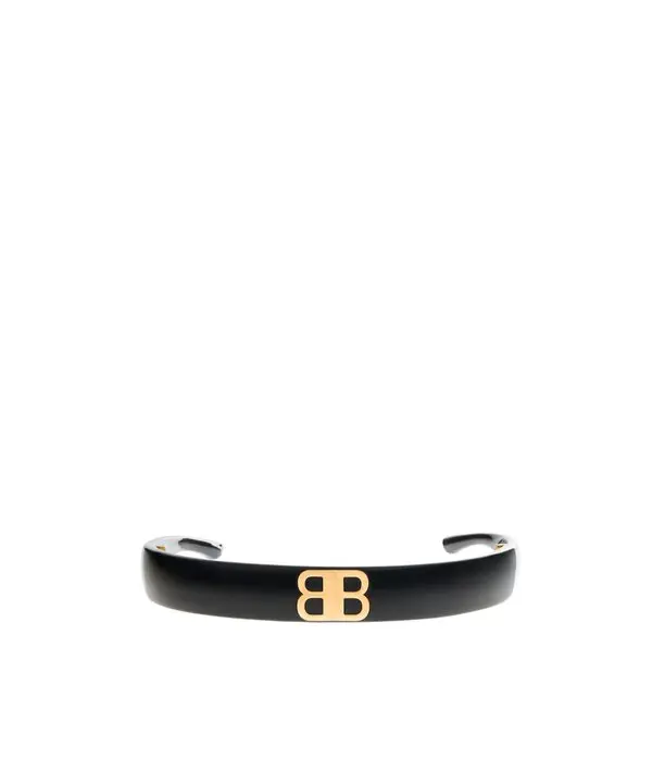 Balenciaga Country Club Bb Headband - Black