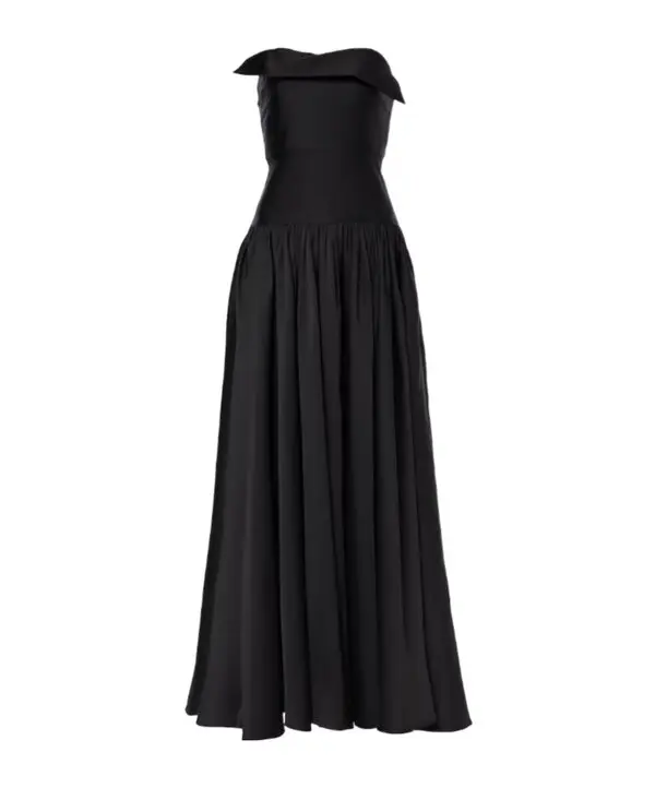 Roland Mouret Strapless Silk-blend Taffeta Gown