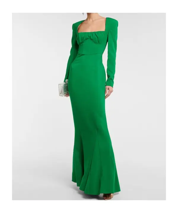 Roland Mouret Zipper Long Sleeve Dress Skirt