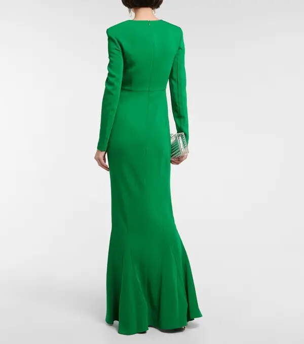 Roland Mouret Zipper Long Sleeve Dress Skirt