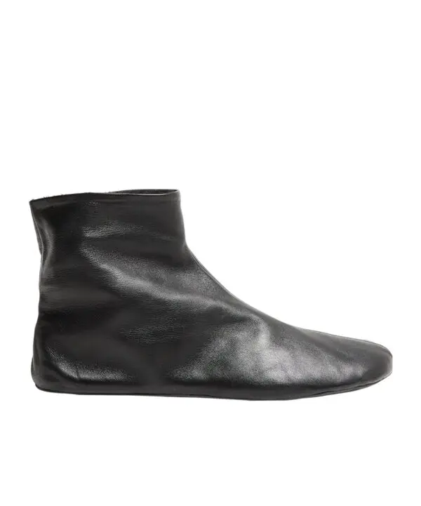 THE ROW Stella Ankle Boots - Black