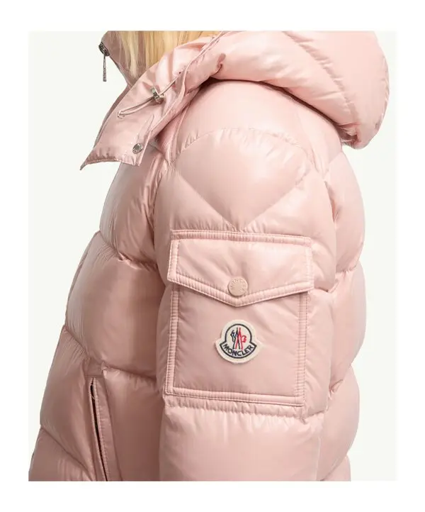Moncler Maire Zip-up Padded Jacket - Pink