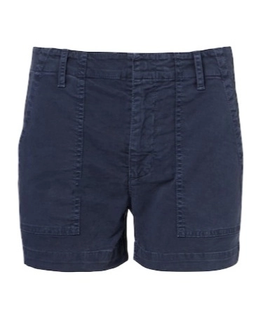 NILI LOTAN Utility Cotton Shorts - Black