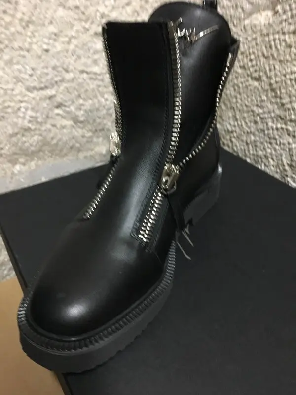GIUSEPPE ZANOTTI Kat Glitter Panel Boots