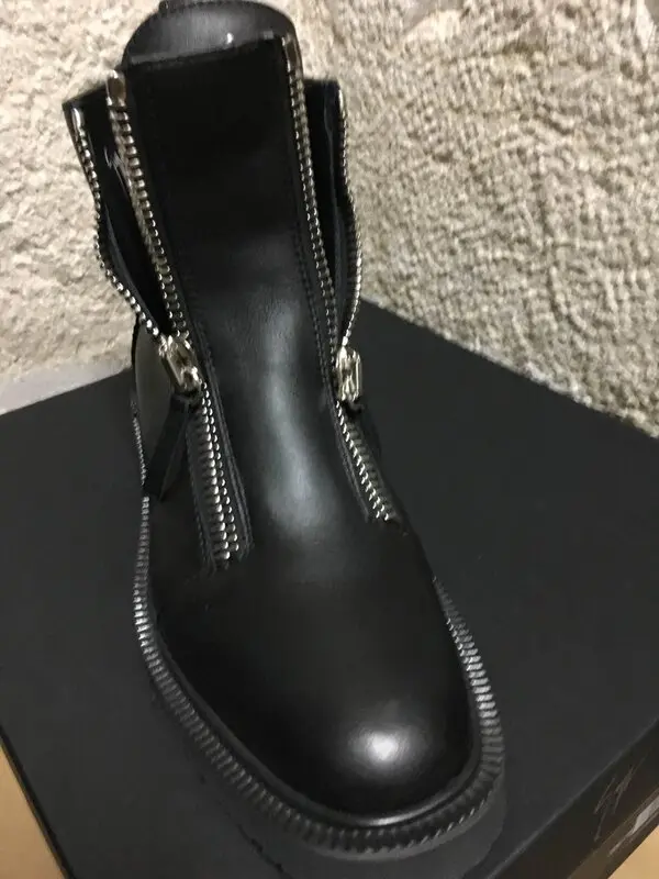 GIUSEPPE ZANOTTI Kat Glitter Panel Boots