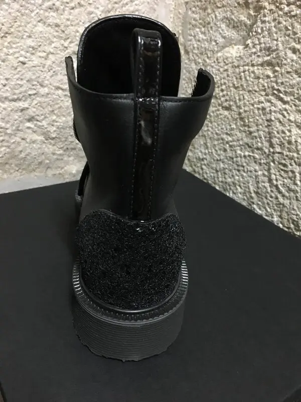 GIUSEPPE ZANOTTI Kat Glitter Panel Boots