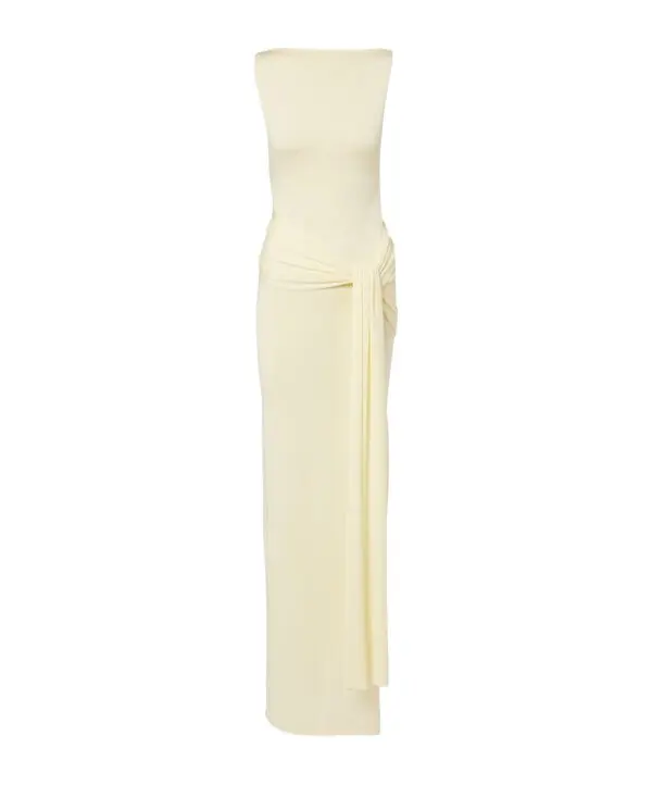 AYA MUSE Pleated Evening Dress