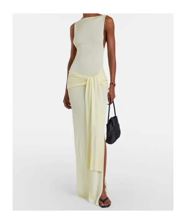 AYA MUSE Pleated Evening Dress