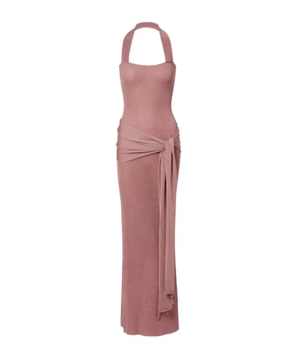 AYA MUSE Knitted Sequined Dress