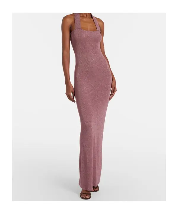 AYA MUSE Knitted Sequined Dress