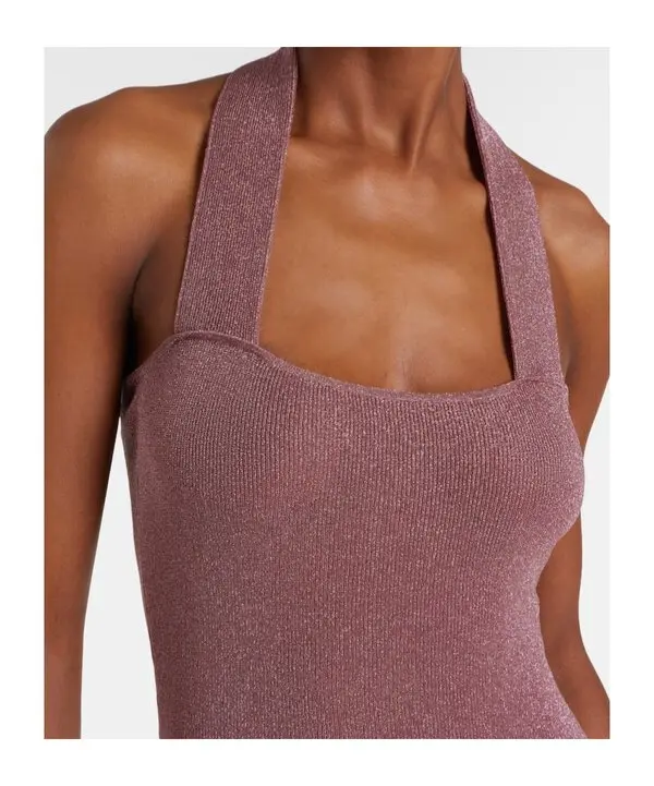 AYA MUSE Knitted Sequined Dress