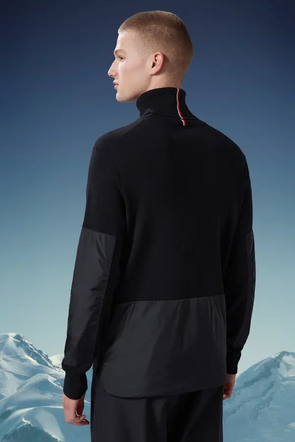 Moncler Wool Polo Neck Jumper