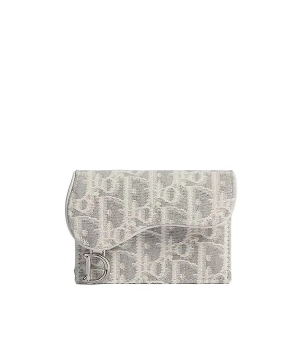 Dior Saddle Bloom Card Holder
