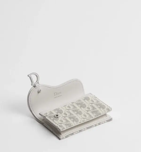 Dior Saddle Bloom Card Holder