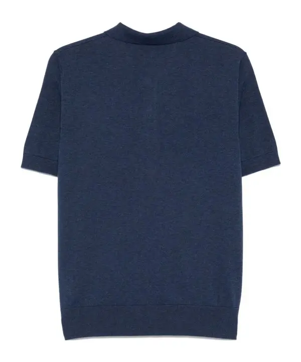 Dsquared2 Logo Embroidered Knitted Polo Shirt