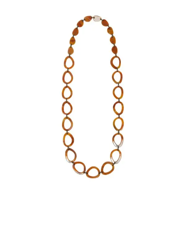 Max Mara Logo Necklace - Yellow