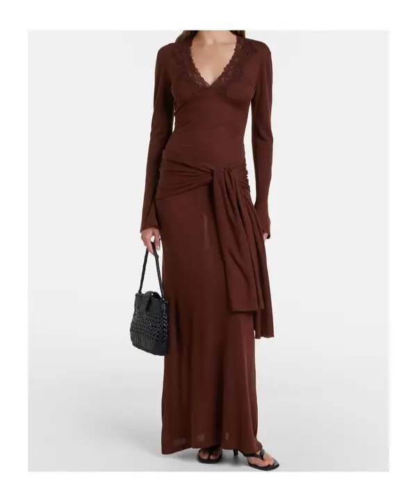 AYA MUSE Lace-trimmed Dress