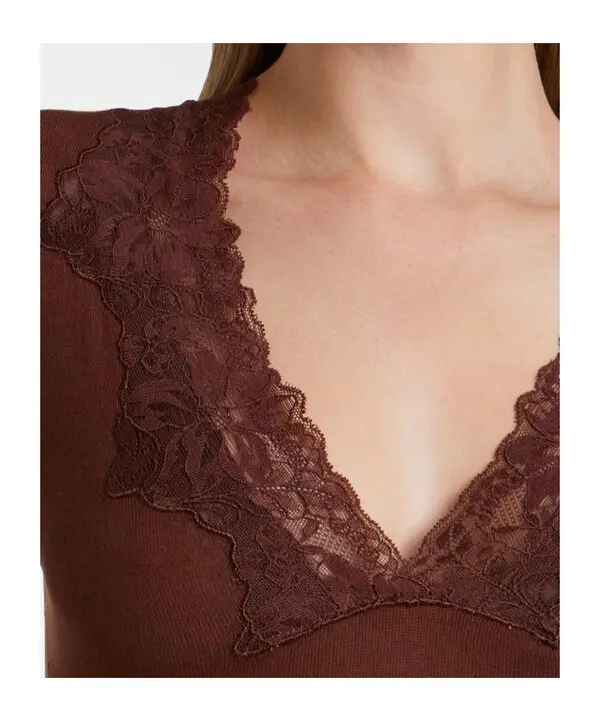 AYA MUSE Lace-trimmed Dress
