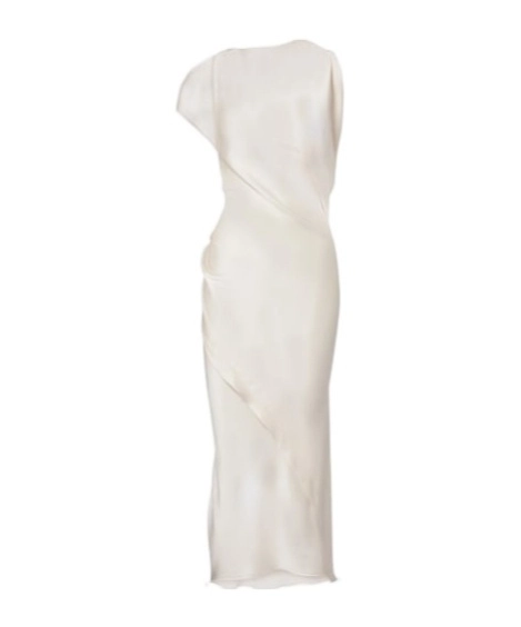Victoria Beckham Kyra Draped Midi Dress