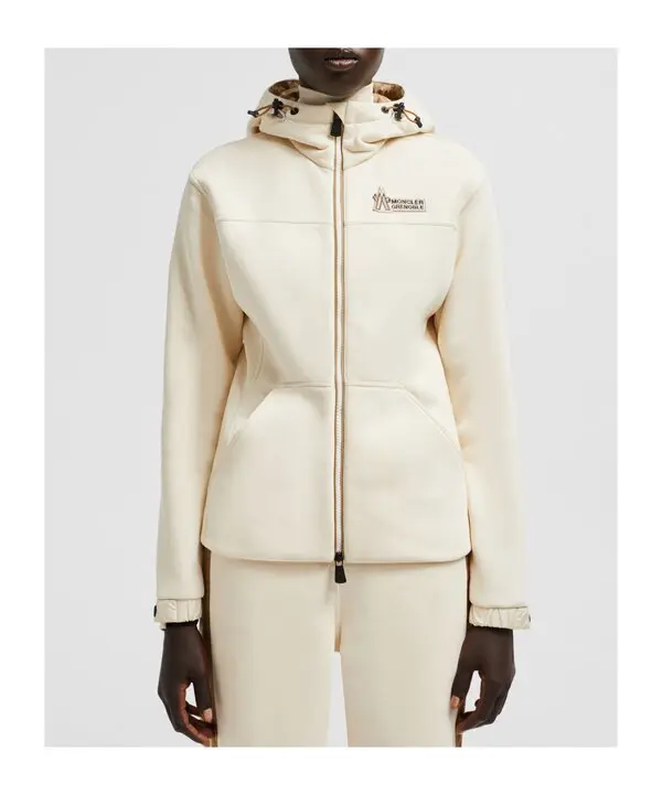 Moncler Logo Detailed Drawstring Hoodie