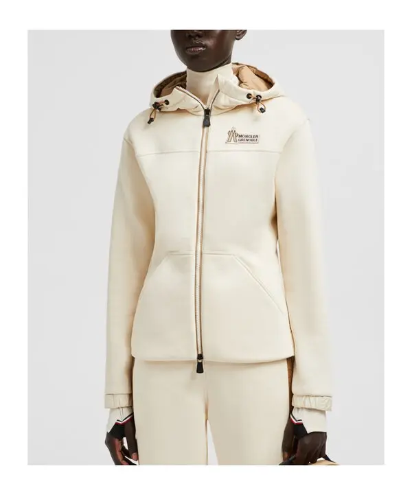 Moncler Logo Detailed Drawstring Hoodie