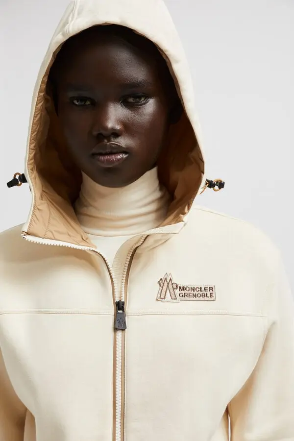 Moncler Logo Detailed Drawstring Hoodie