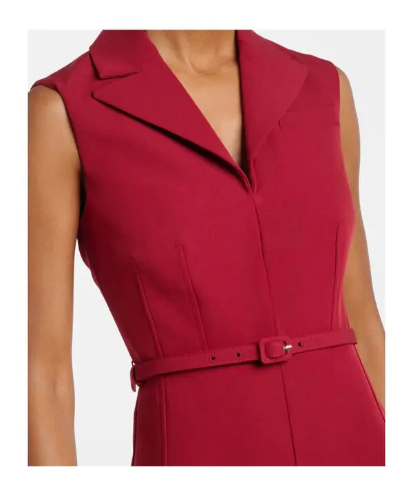 Roland Mouret Sleeveless Maxi Dress With Detachable Belt