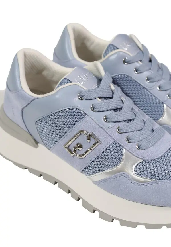 Liu Jo Logo-appliqué Round Toe Lace-up Sneakers