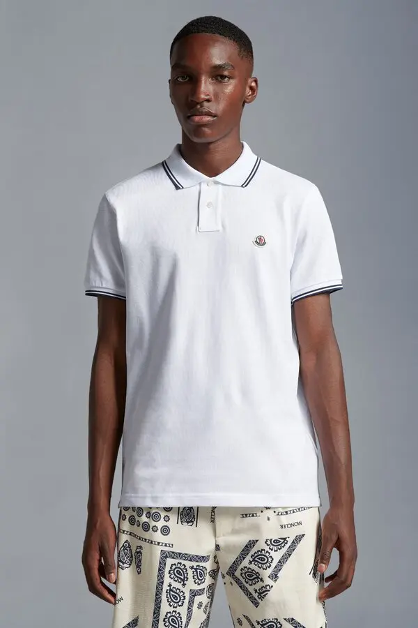 Moncler Logo Patch Short-sleeved Polo Shirt
