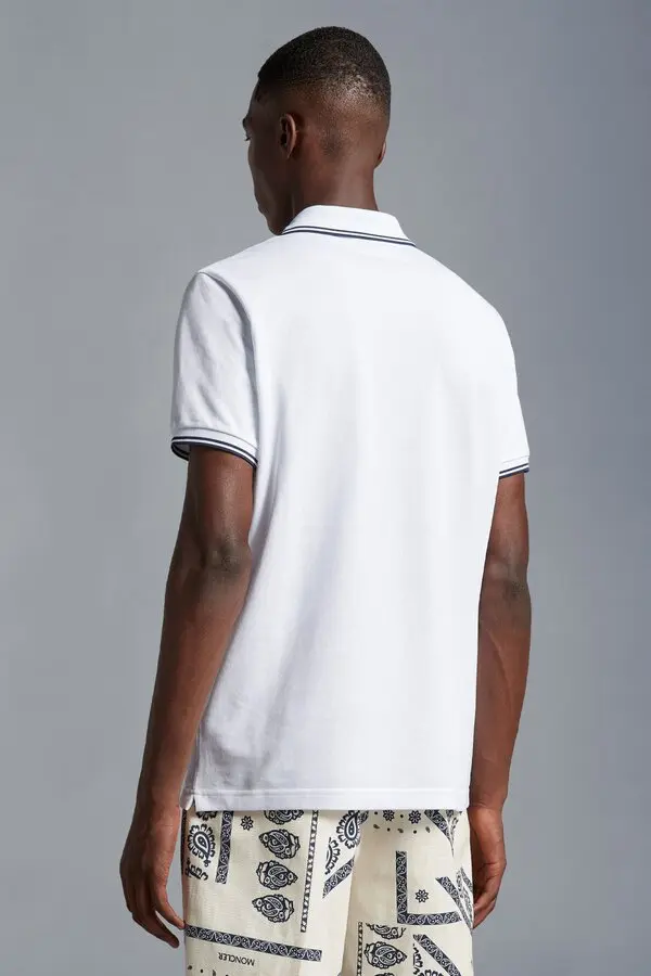 Moncler Logo Patch Short-sleeved Polo Shirt