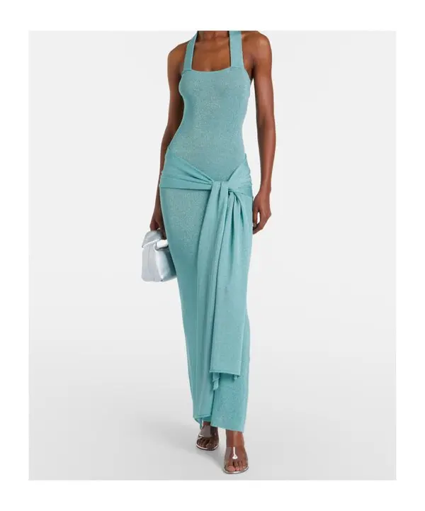 AYA MUSE Knitted Sequined Dress
