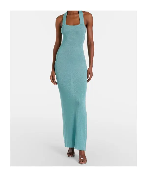 AYA MUSE Knitted Sequined Dress