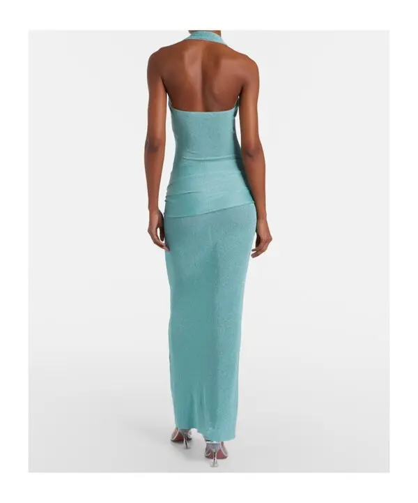 AYA MUSE Knitted Sequined Dress