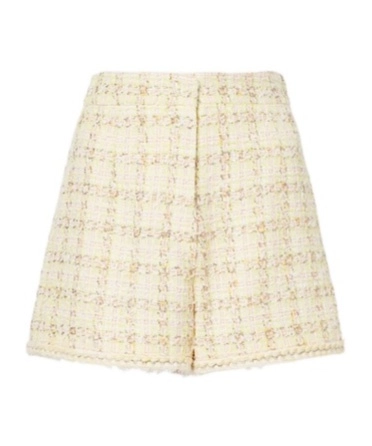 Giambattista Valli Checked Cotton-blend Shorts