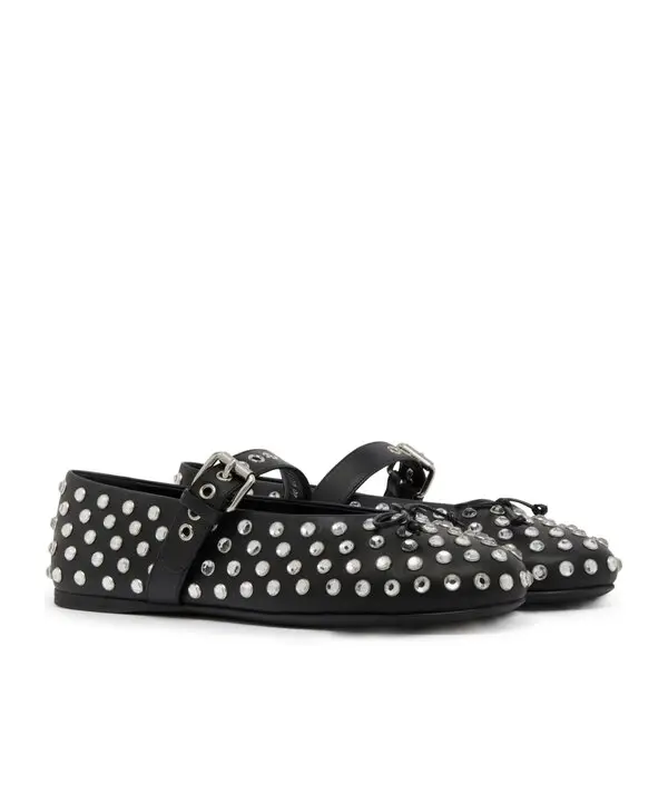 Miu Miu Round Head Ballet Flats