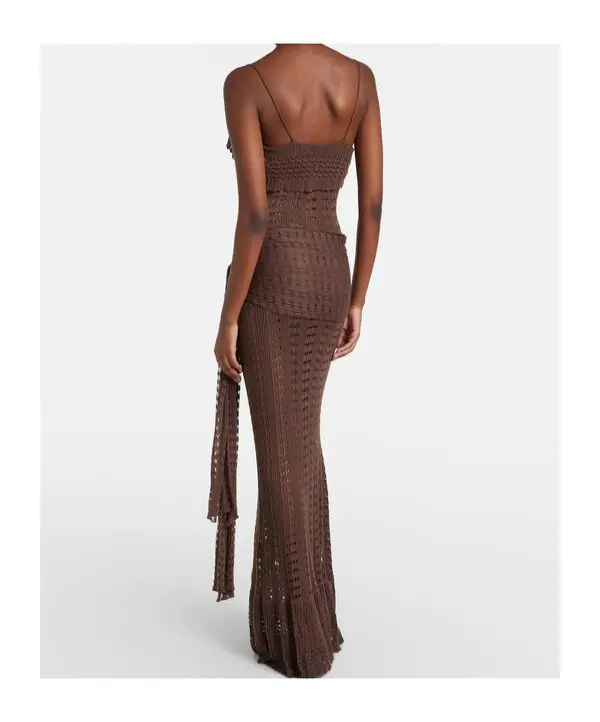 AYA MUSE Ruffled Cutout Dress