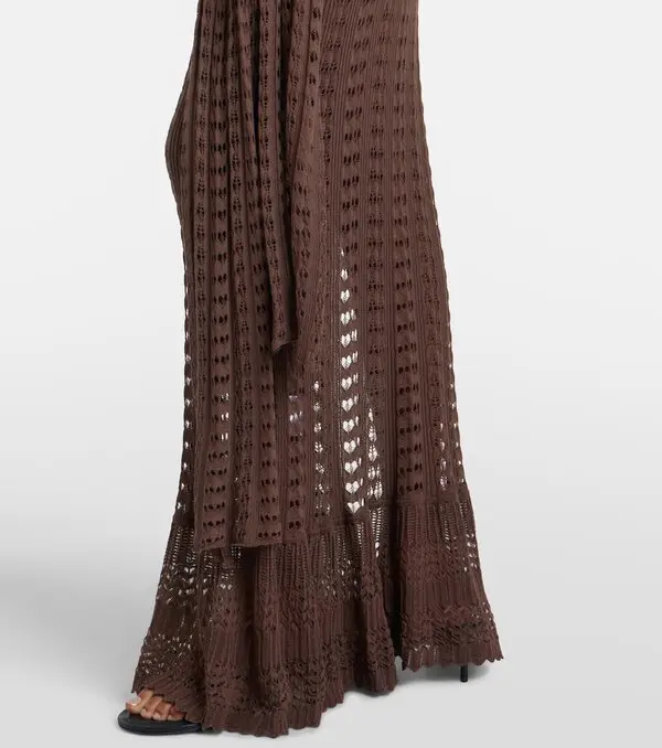 AYA MUSE Ruffled Cutout Dress