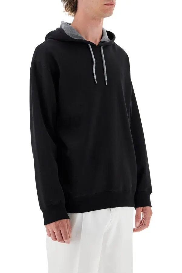 Brunello Cucinelli Long Sleeved Drawstring Hoodie