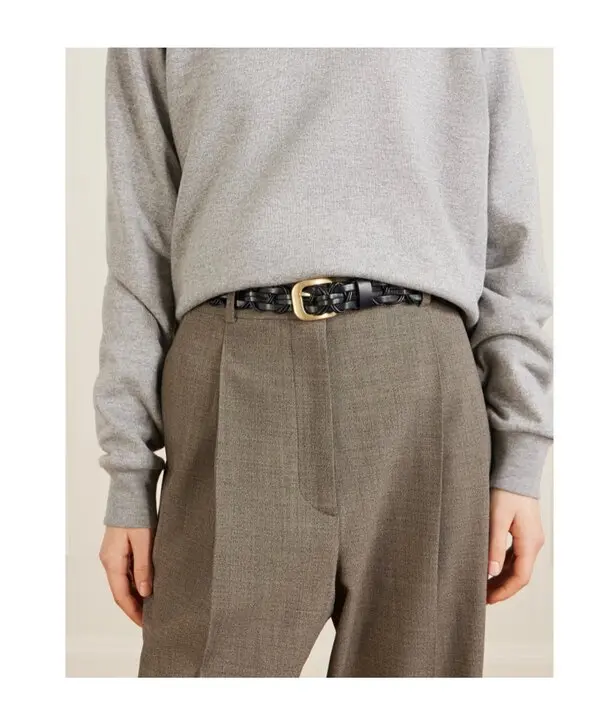 THE ROW Woven Leather Belt