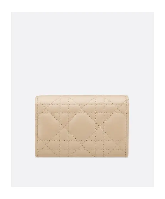 Dior Jolie Glycine Wallet - Light Beige