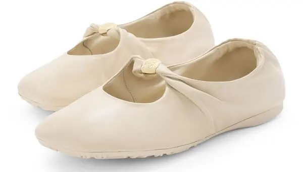 Loewe Metal Logo Ballet Shoes