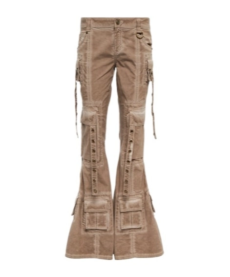Blumarine Embellished Low-rise Flared Jeans