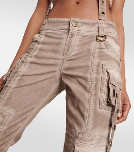 Blumarine Embellished Low-rise Flared Jeans