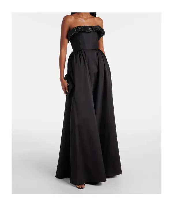 Roland Mouret Ruffled Strapless Gown
