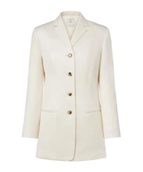 Calvin Klein Adrian Wool And Silk Blazer
